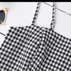 Zaful | Dresses | Back Zipper Checkered Slip Mini Dress | Poshmark